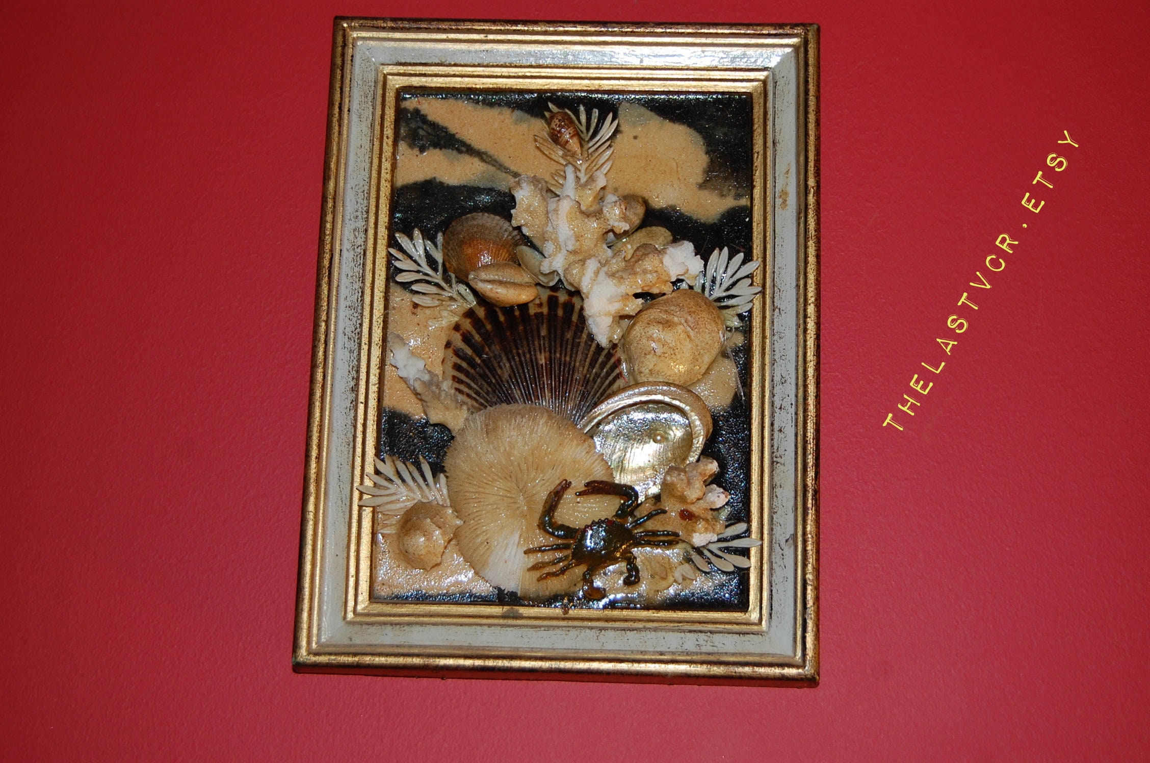 Vintage Shell Collage Artwork - Etsy