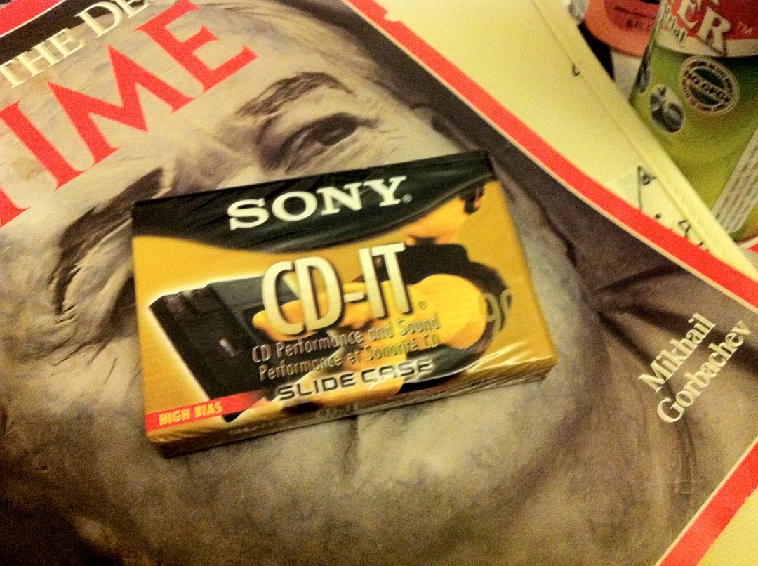 1990s Sony CD-IT Tape in Original Packaging Very 90s. - Etsy