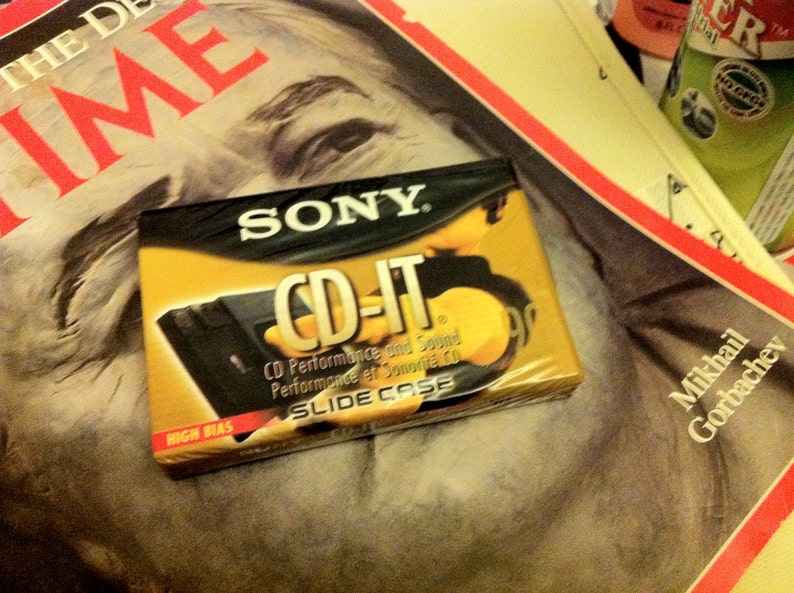 1990s Sony CD-IT Tape in Original Packaging Very 90s. - Etsy