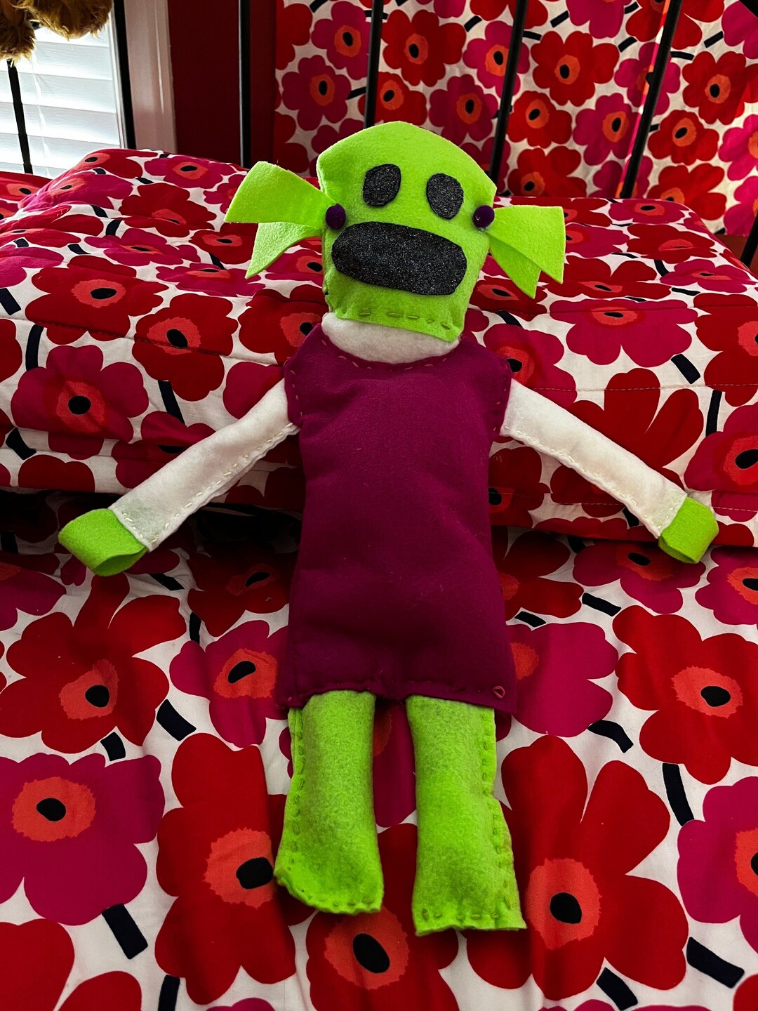 Mona From Nanalan Handmade Felt Doll - for Collectors - Etsy