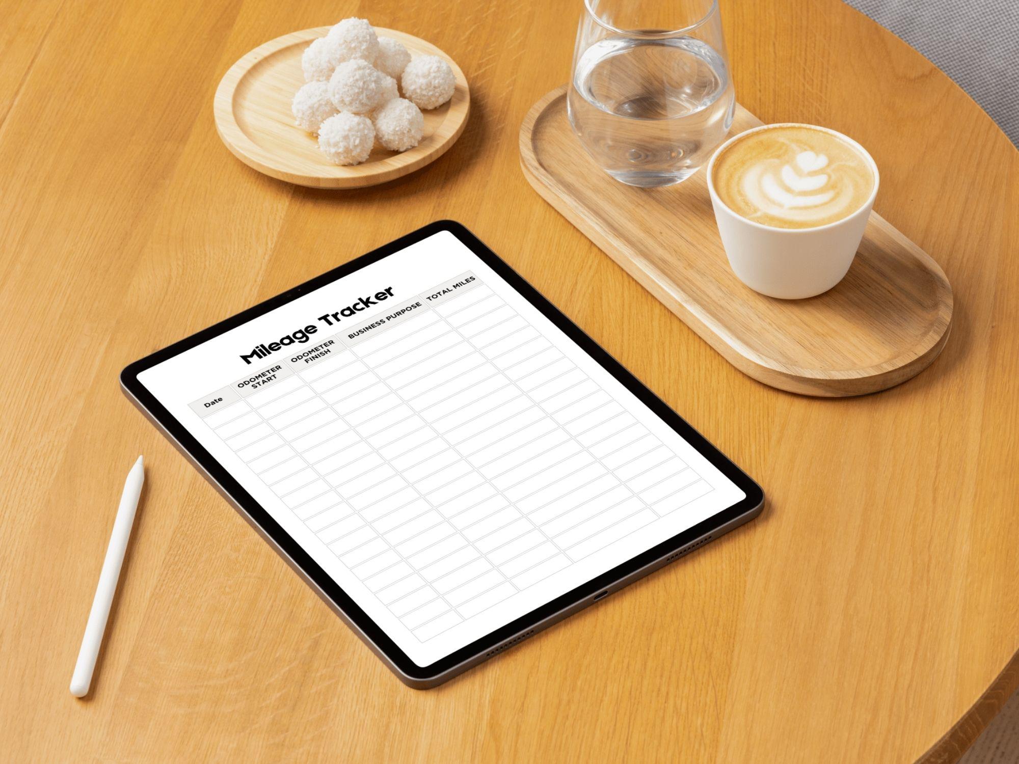 Gas Mileage Tracker Printable | Letter Size PDF | Fuel Log for Vehicle ...