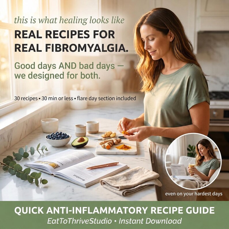 Anti-inflammatory Recipe Guide Printable | Fibromyalgia Recipes PDF ...