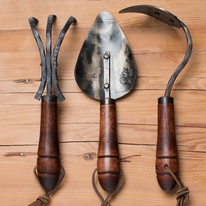 Elegant Hand-forged Garden Tool Gift Set, by Fisher Blacksmithing - Etsy