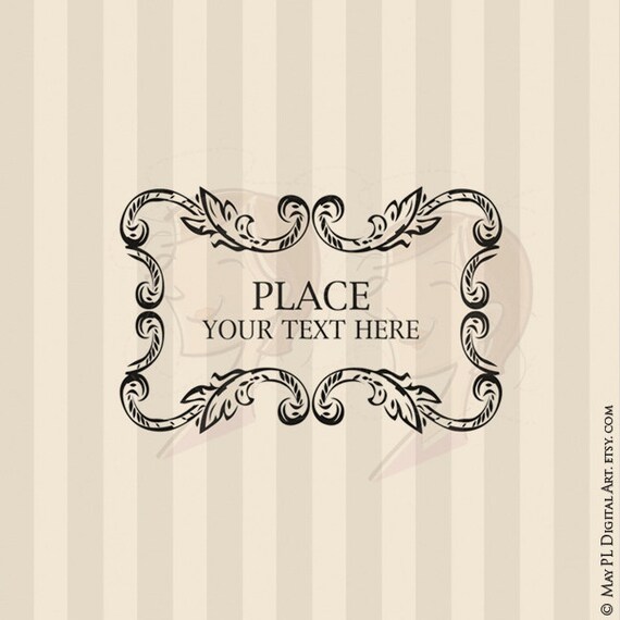 Wedding Scrollwork Clipart