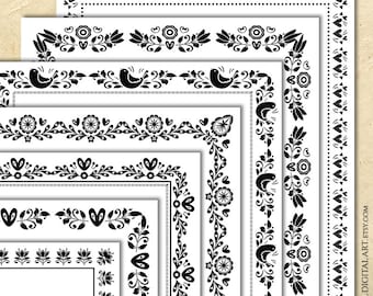 8x11 Printable Border - Etsy
