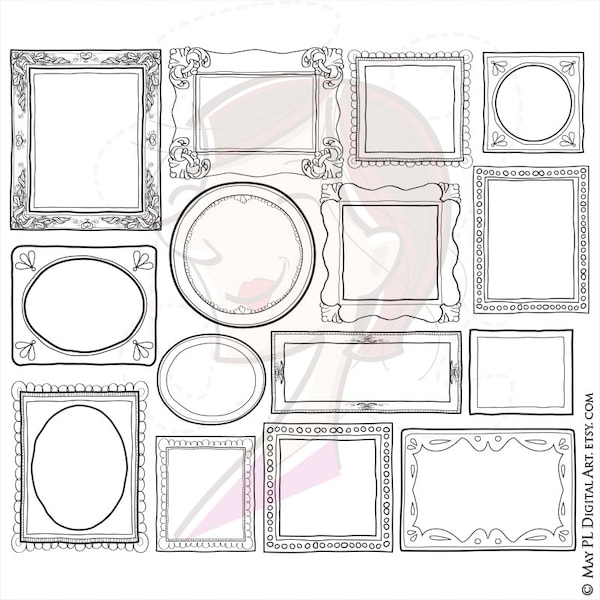 Doodle Border - Etsy