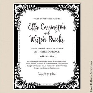 Classic Document Edges, Black Charming Page Borders Clipart Frames ...