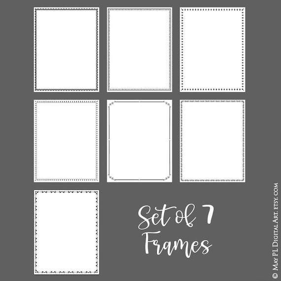 Simple Black Page Borders