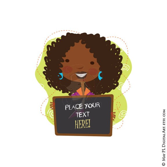 Classroom Teacher Clip Art African American Black Teacher Back to ...