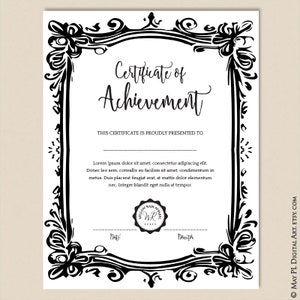 Classic Document Edges, Black Charming Page Borders Clipart Frames ...