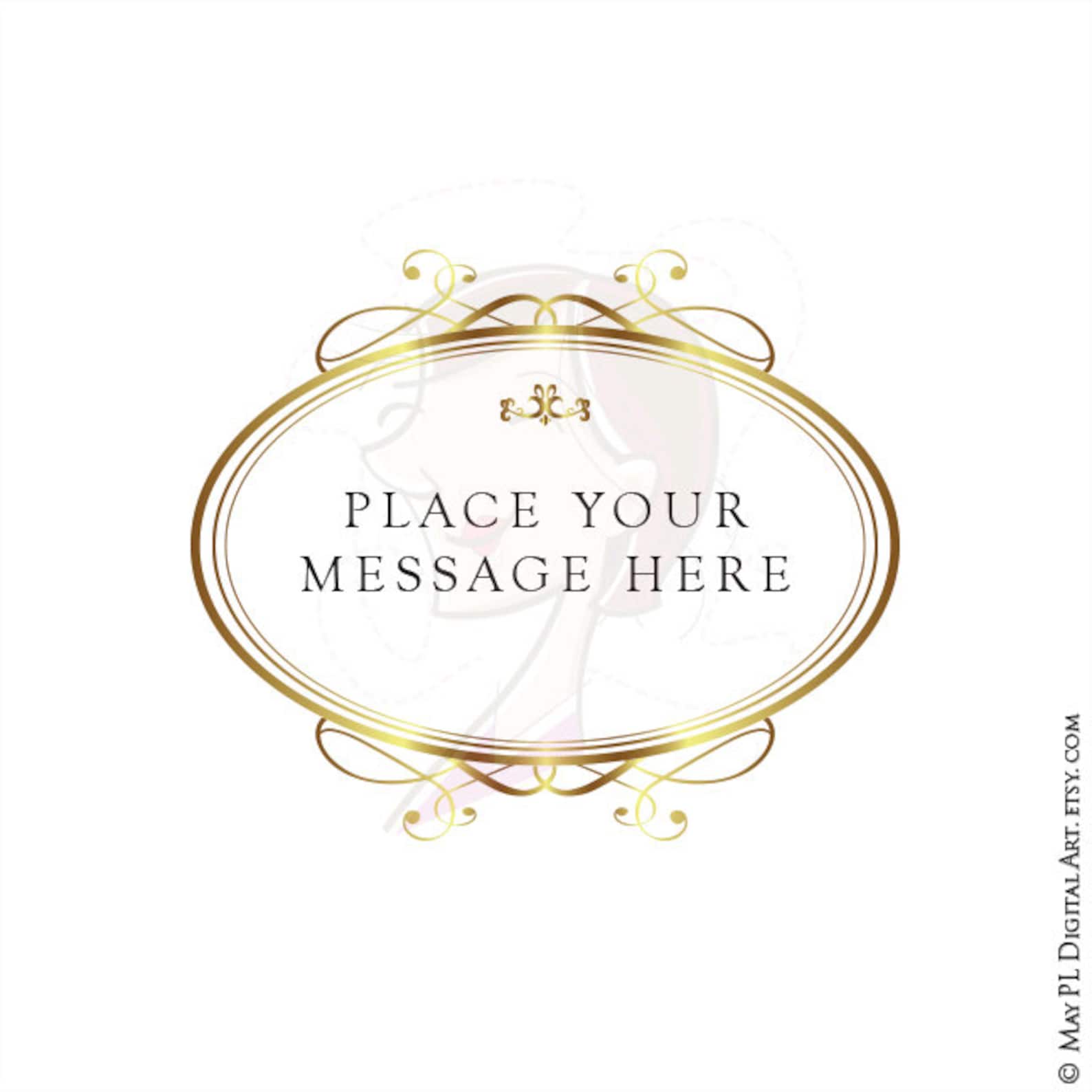 One of My BEST SELLING Items Gold Calligraphy Frame Great | Etsy