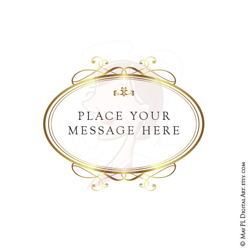 One of My BEST SELLING Items - Gold Calligraphy Frame, Great for DIY ...