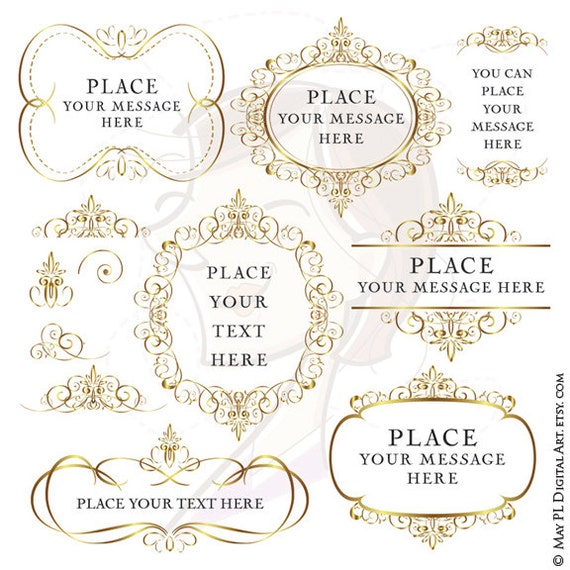 Elegant Invitation Clipart