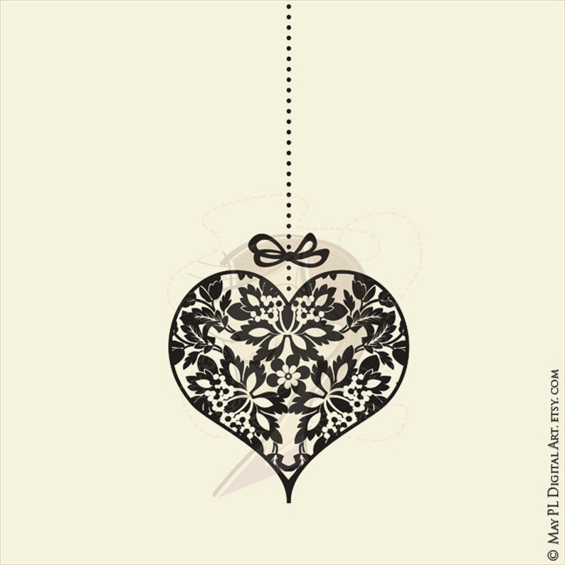 Hearts Clip Art Commercial Use Wedding Valentine Floral Swirl Frame ...