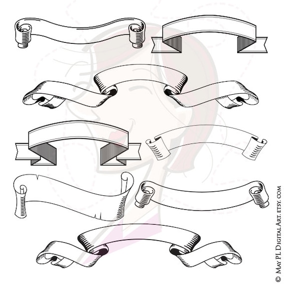 Scroll Ribbon Banner