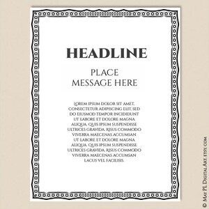 Document Black Page Borders, Diploma Award, Invitations, Certificate ...