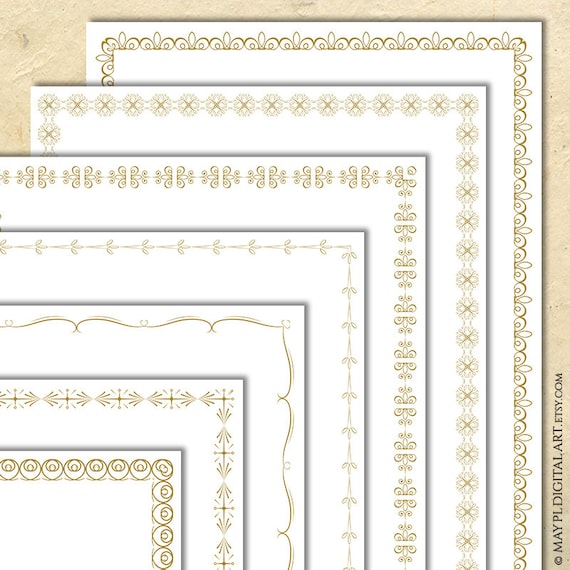 Simple Page Borders And Frames