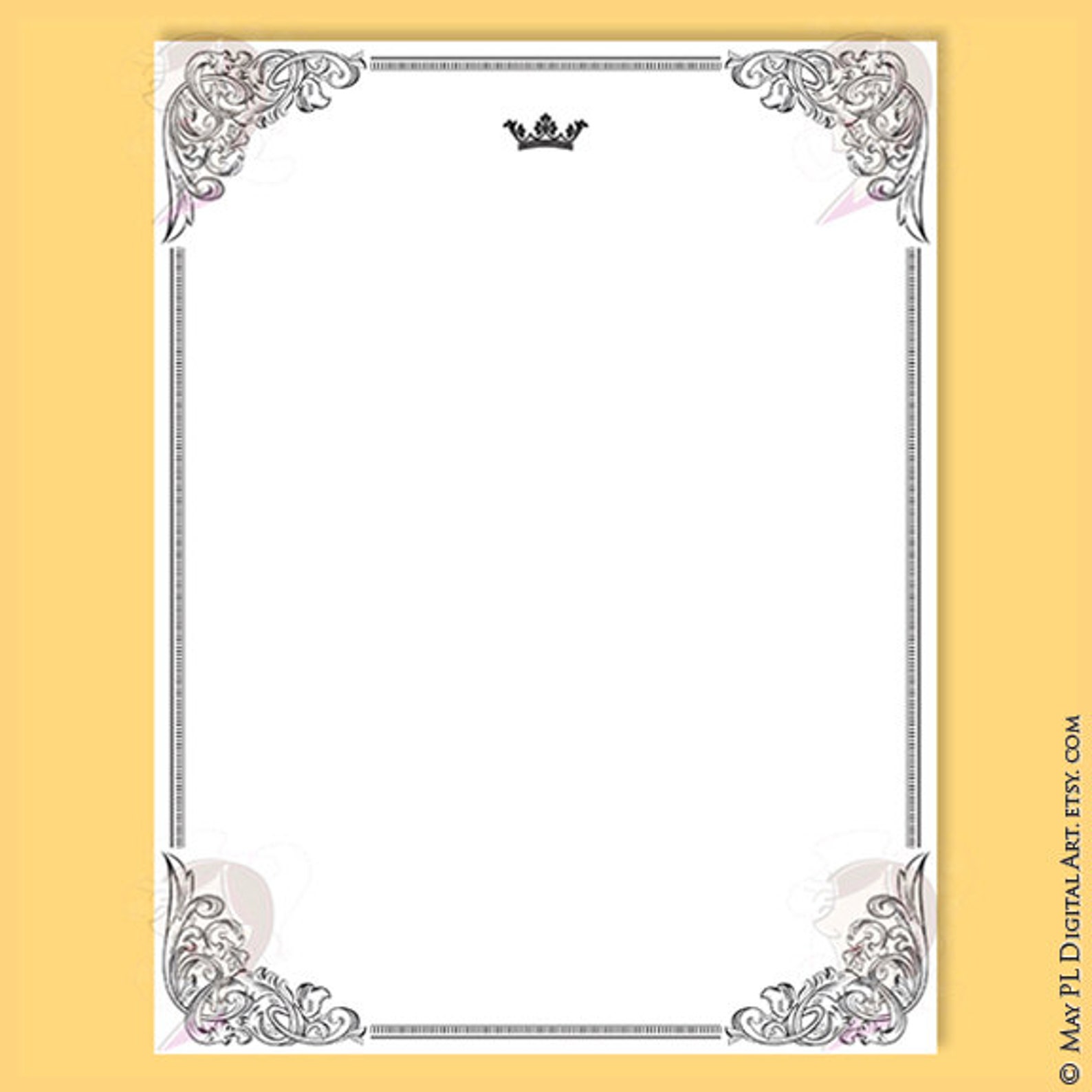 Certificate Frames Design Vintage Style Borders Great for - Etsy