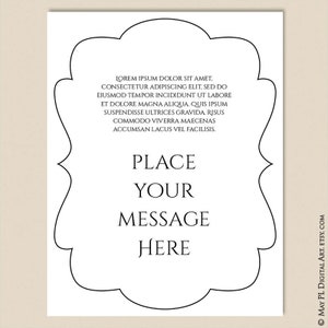 Page Borders Teacher Resource, Kids Invitations Black Clipart - Simple ...