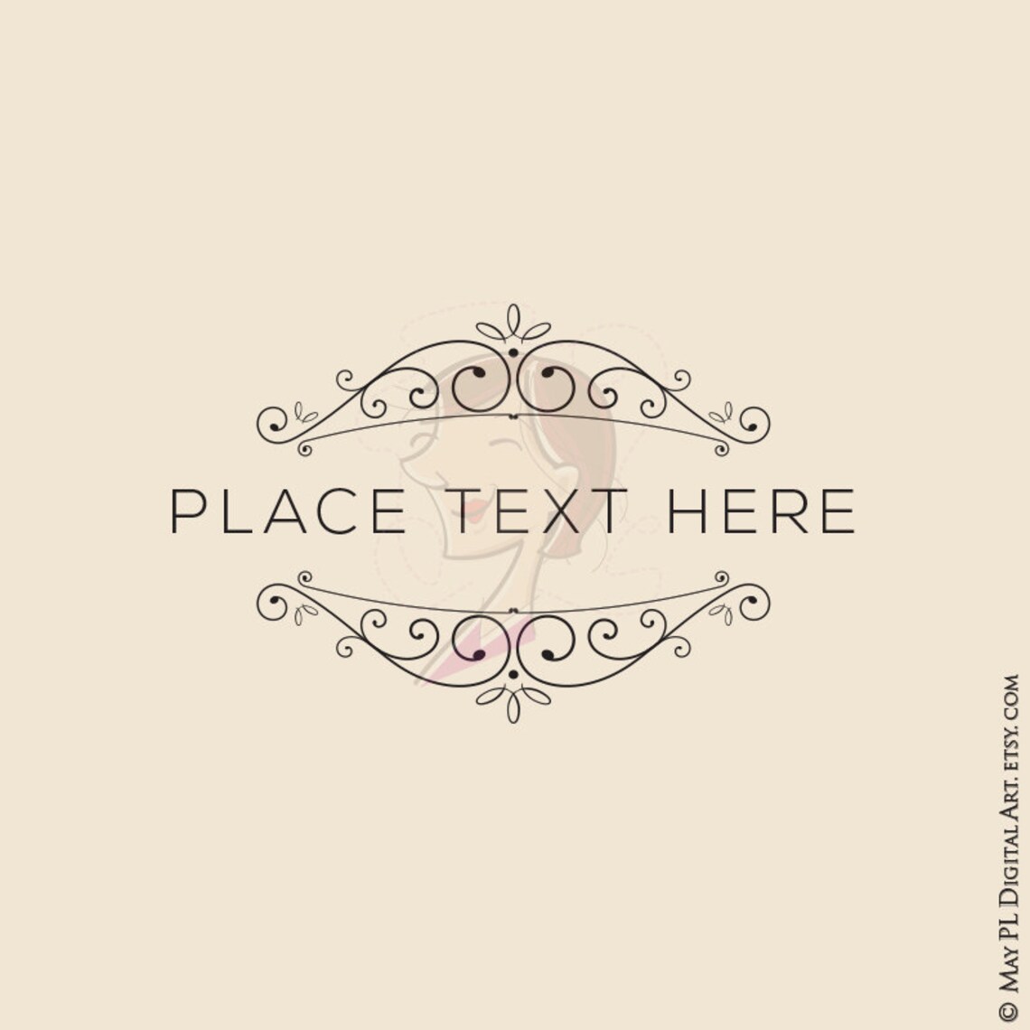 Ornate Wedding Invitation Design Vintage Elegant Frame - Etsy