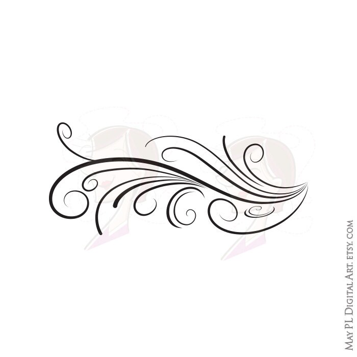 Swirl Clip Art Borders Free