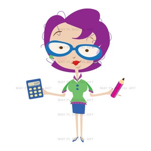 Teacher Classroom Clipart Cute Teacher Graphics Blackboard Ruler Pencil ...