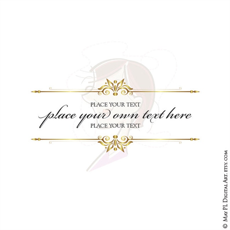 One of My BEST SELLING Items - Gold Calligraphy Frame, Great for DIY ...