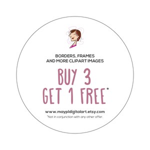 Digital Frames and Borders Commercial Use - Simple Shapes VECTOR Clip ...