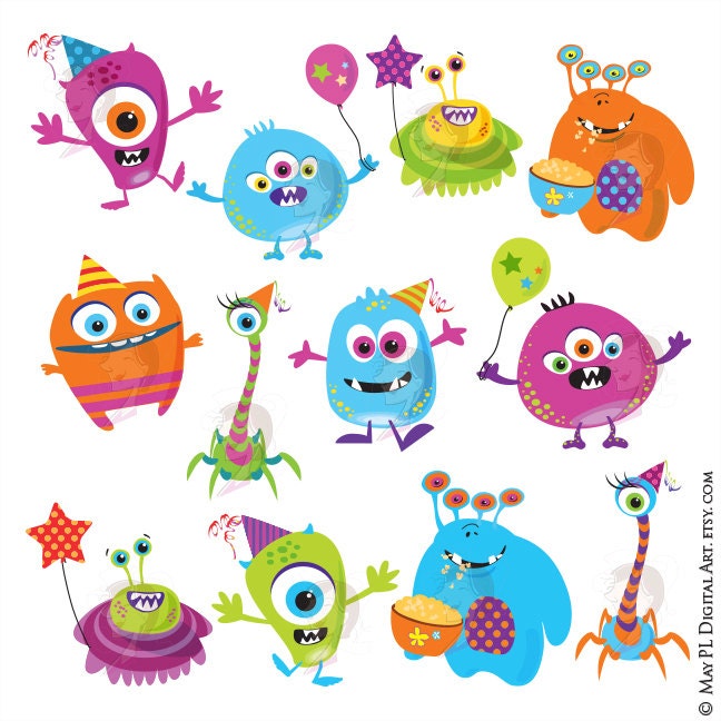 Little Monster Clip Art