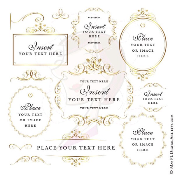 Gold Frame Wedding - Etsy