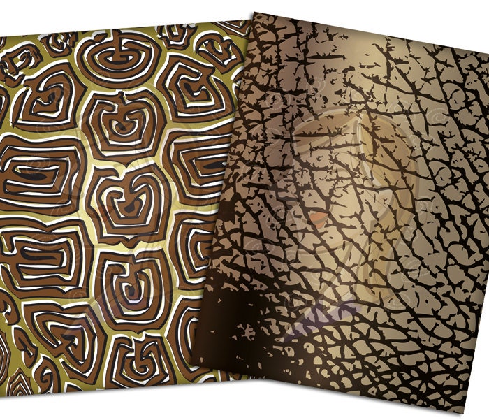 Animal Prints Digital Paper Pack Teacher Printable African - Etsy Australia