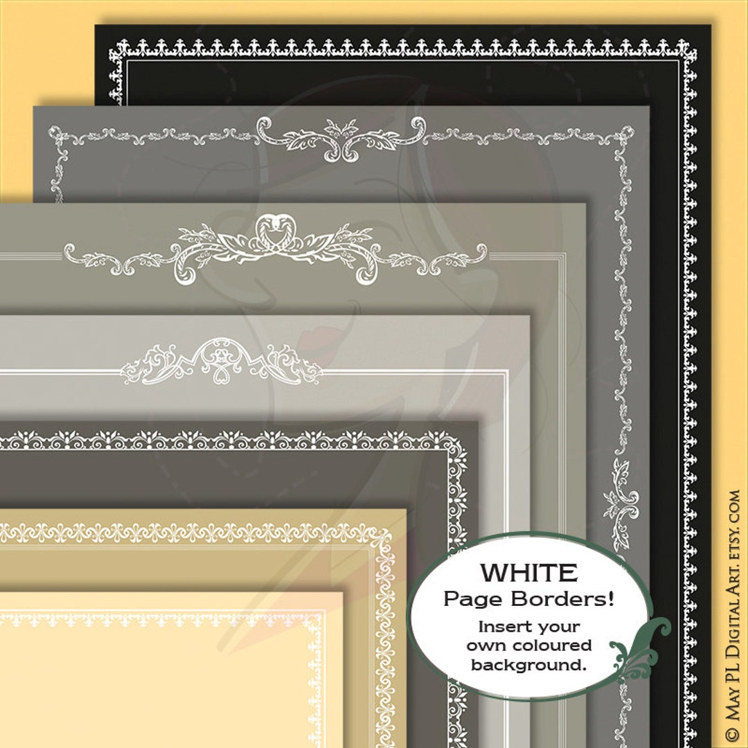Decorative Brown Border Clip Art