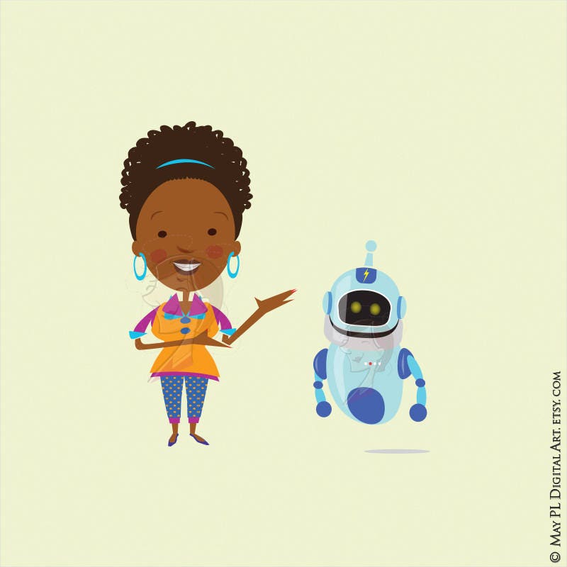 Female Science Teacher Clip Art