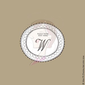 Hand Drawn Whimsical Doodle Frames Wedding Swirl Clipart Oval Wreath ...