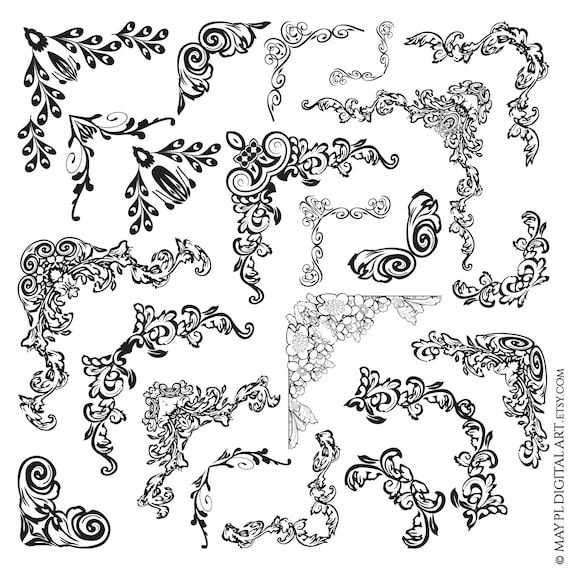 Vintage Corner Border