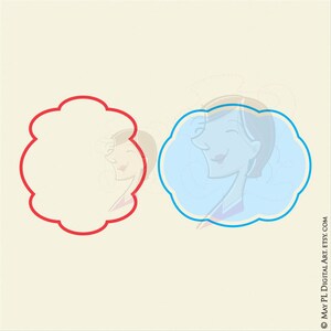 Red Blue Digital Frames Clipart Commercial Use Teacher Craft Supplies ...