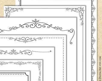 8x11 Printable Border - Etsy