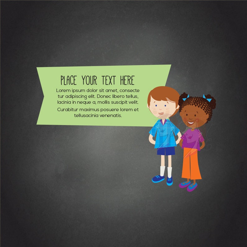 Cute School Clipart - Teacher Children Listen Clipart Includes African ...
