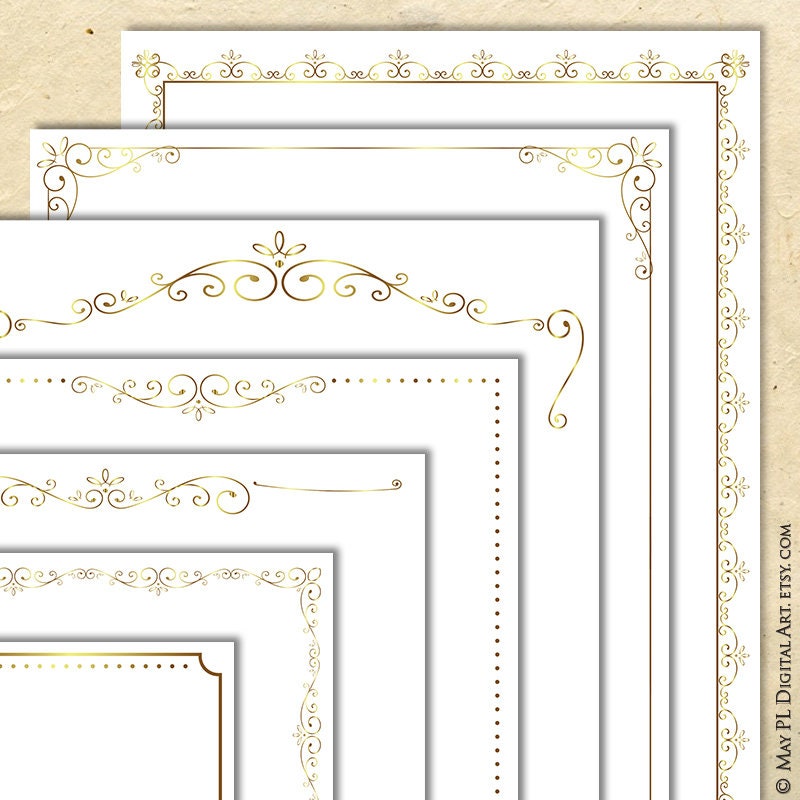Swirl Borders For Microsoft Word
