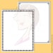 Page Border Frames Retro Frames Clipart 8.5 X 11 for DIY Certificate ...