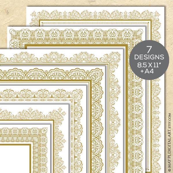 A4 Islamic Borders - Etsy UK