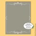 WHITE Frames 11x8 Page Border Retro Clip Art COMMERCIAL USE - Etsy