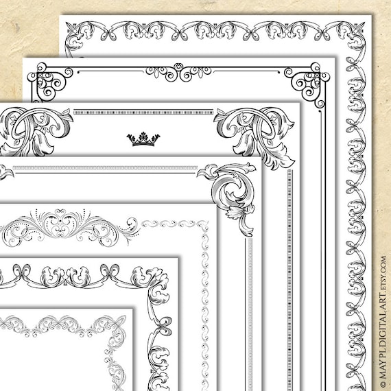 Schwarzer Rand Clipart