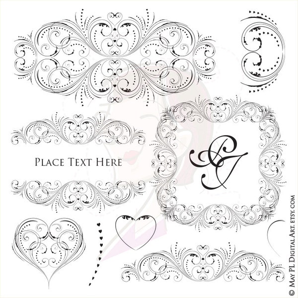 Wedding Flourish - Etsy