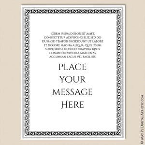 Celtic Knot Black Borders, Certificate Digital Frames, High Resolution ...