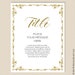 Gold Fancy Document Borders, 8x11 Page Digital Frame Vintage Designs ...