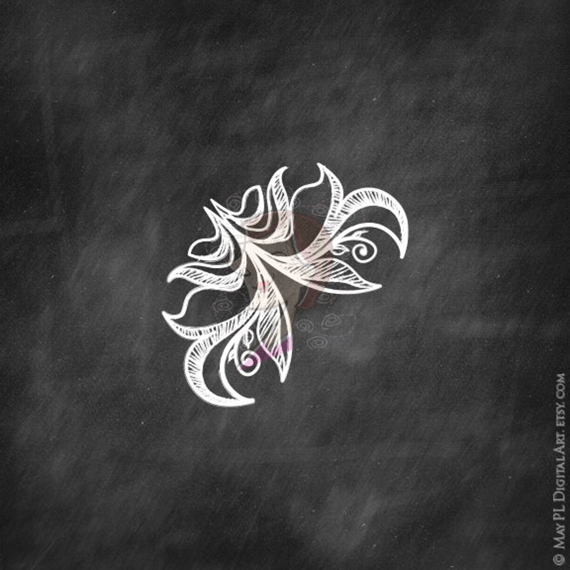 Chalkboard Frame Corners Clip Art - Vintage White Border Great to Make ...