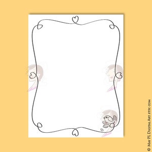 Whimsy Page Border Whimsical Doodle Frames Children Hand Drawn Cute ...