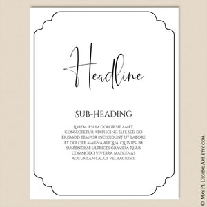 Page Borders Teacher Resource, Kids Invitations Black Clipart - Simple ...