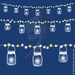 Mason Jar Lights Png - Wedding Fairy String Lights Glowing With Pink ...
